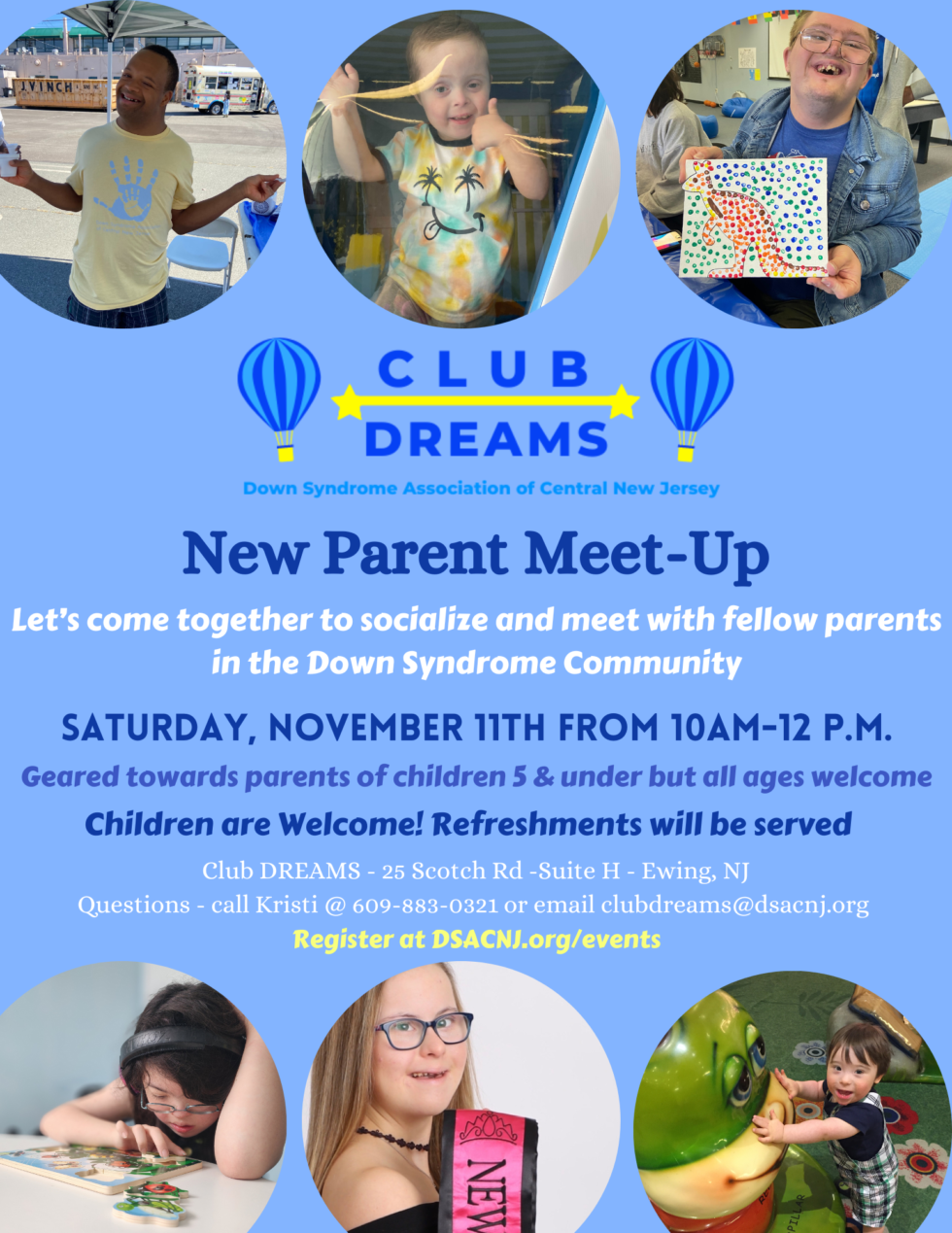 New Parent Meet Up | Down Syndrome Association of Central New Jersey